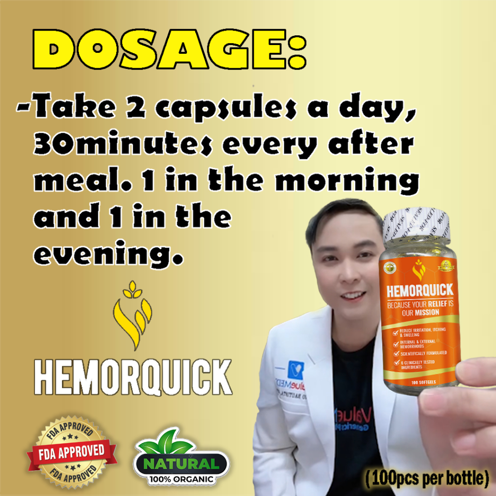 HemorQuick - 100% Original and Made With Natural Ingredients | Shopee ...