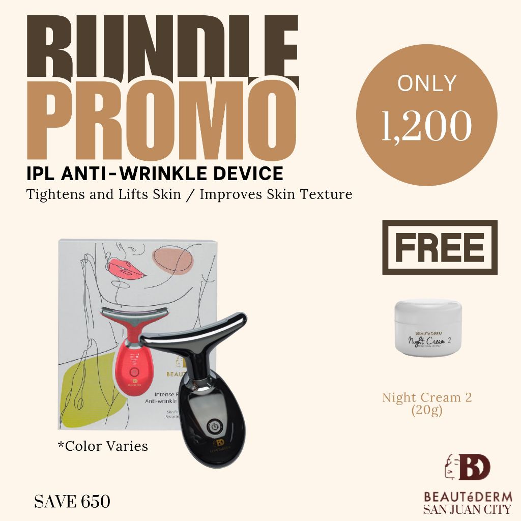 Beautederm IPL Neck Firming Intense Pulsed Light Anti Wrinkle with Free ...