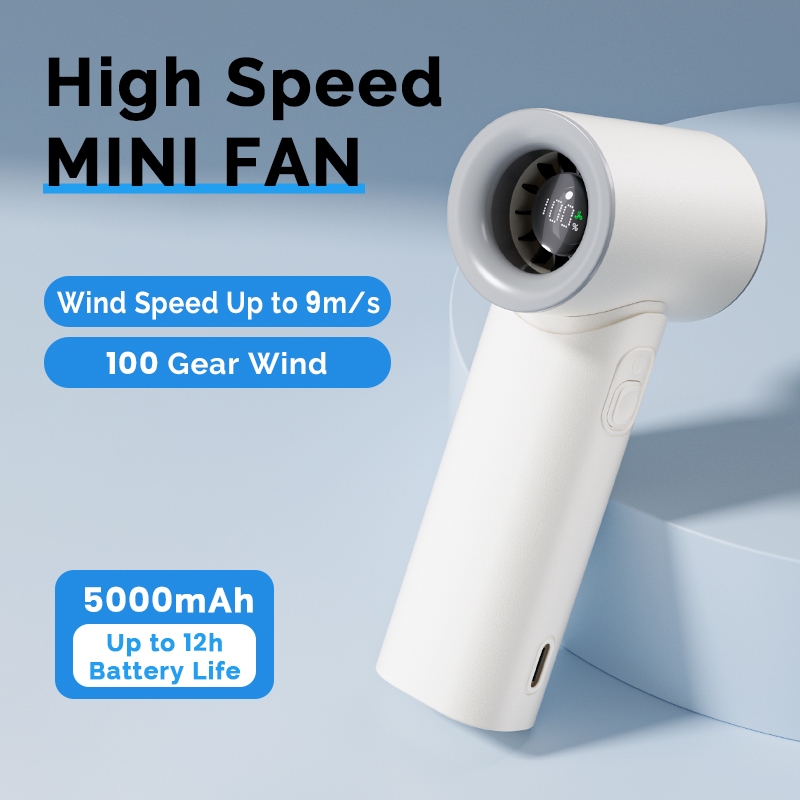 Samsung Jet Fan 5000mAh Rechargeable Strong Wind Handheld Turbo Fan ...