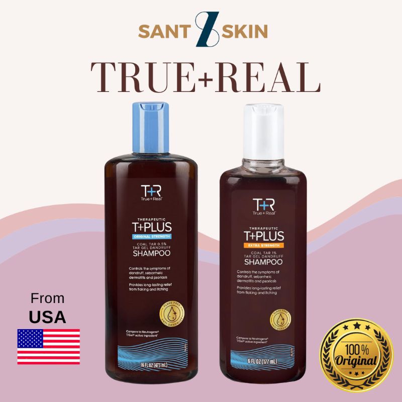 True + Real Therapeutic T+Plus Coal Tar Gel Anti-Dandruff, Psoriasis ...