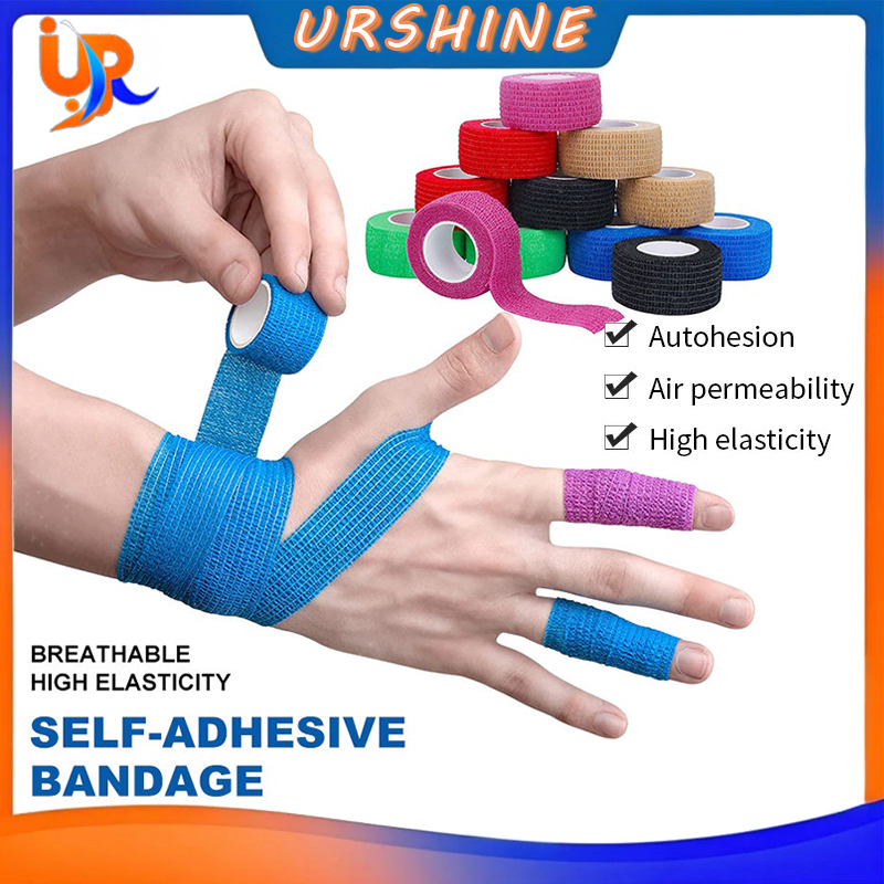 Athletic Wrap Tape Self-adhesive Muscle Finger Protective Breathable ...