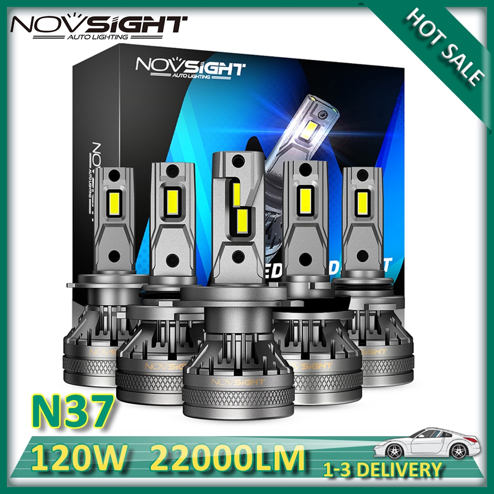 Novsight N37 LED Car Headlight Bulb H1 H3 H4 H7 H11 Hb3/9005 Hb4/9006 ...