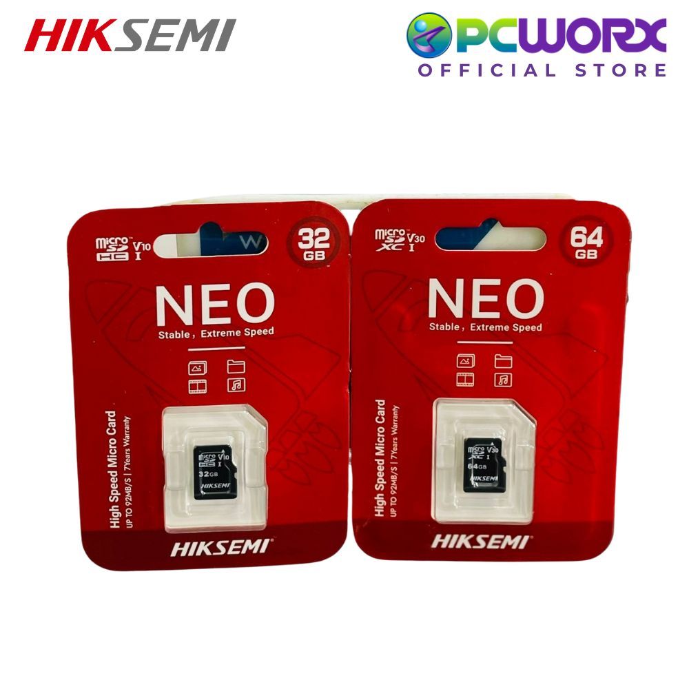 HikVision/HikSemi Neo / Neo Home 32GB / 64GB / 128GB Micro SD for Video Monitoring | Shopee ...