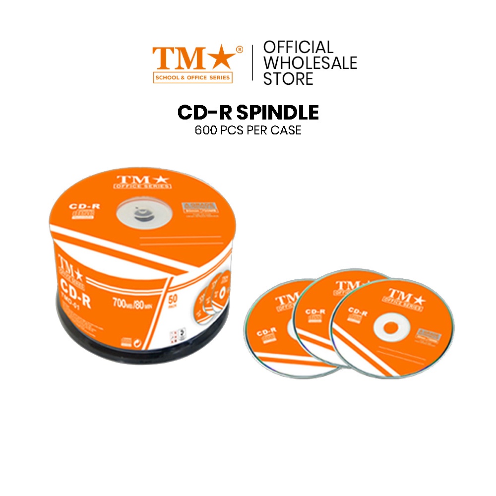 TM | 600 pcs CD-R Spindle (TMD-01) | Shopee Philippines