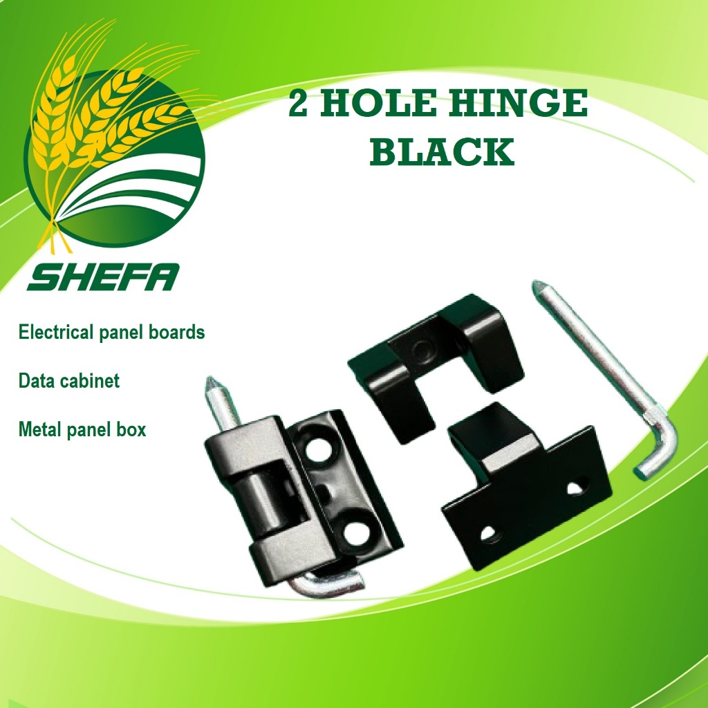 SHEFA 2 Holes Clip On Hinge, For Cabinet Door, Black Powder Coating, 1 ...