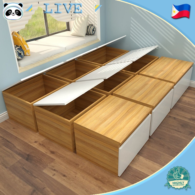 LIVE Flip-top storage platform bed Storage tatami bed floor cabinet Bay ...