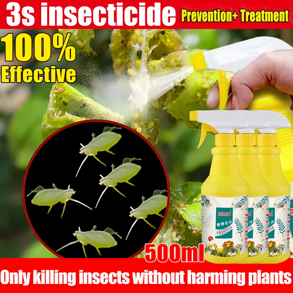500ml Plant Flower Insecticide Spray Vegetable Organic Insecticide ...