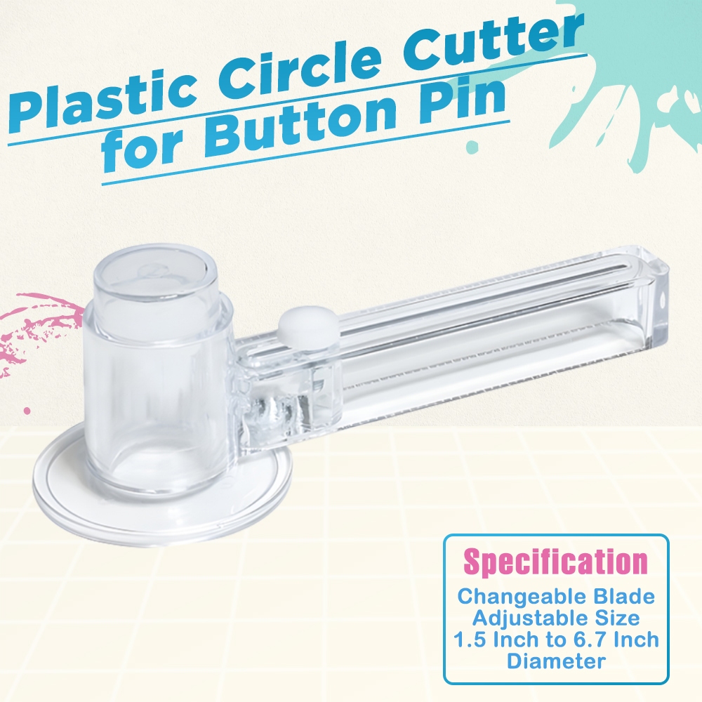 Plastic Circle Cutter 1.5cm - 6.7inches Diameter Adjustable Circle ...