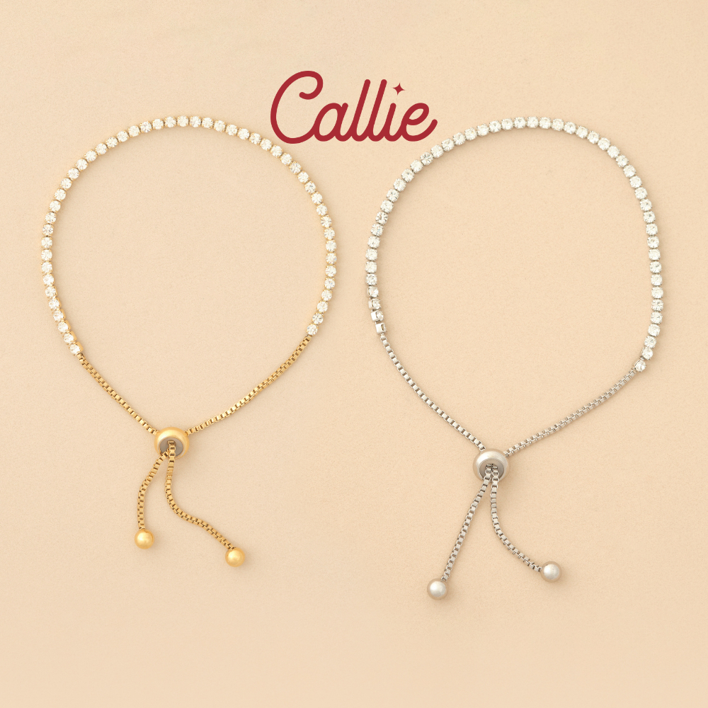 Callie Stainless Steel Claudia Adjustable Tennis Bracelet Shop.Callie ...
