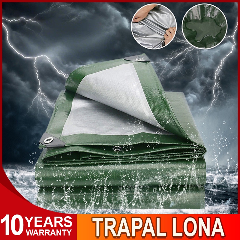 Eone Home Trapal Waterproof Makapal Lona Tarpaulin Trapal With Holes ...