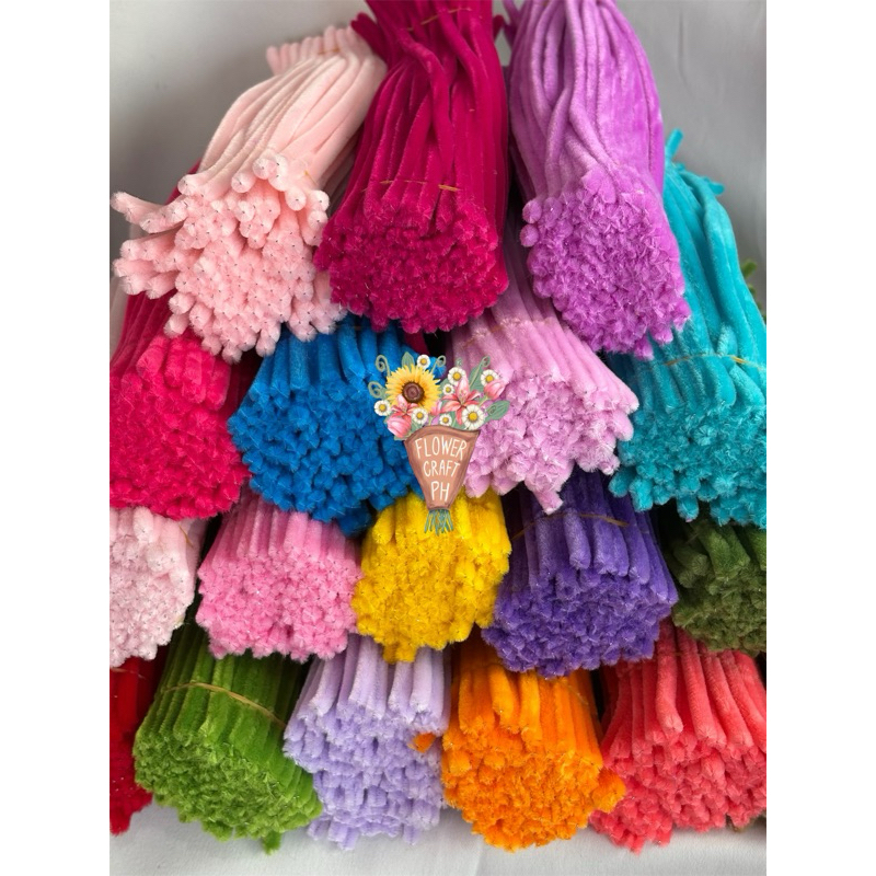 ONHAND Fuzzy Wires / 6-7MM / Chenille Wires / 95-100pcs per bundle ...