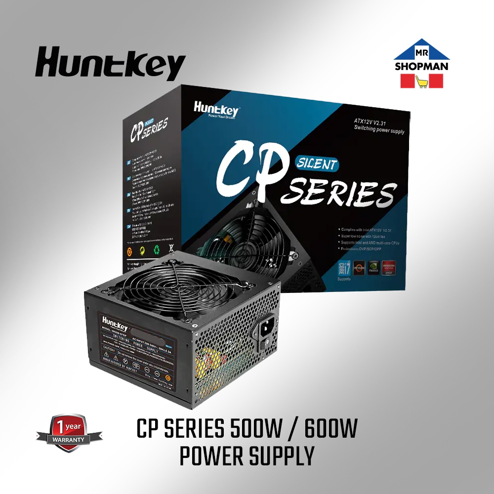 Huntkey 500w / 600w / CP5000 / CP6000 True Rated Power Supply PSU ...
