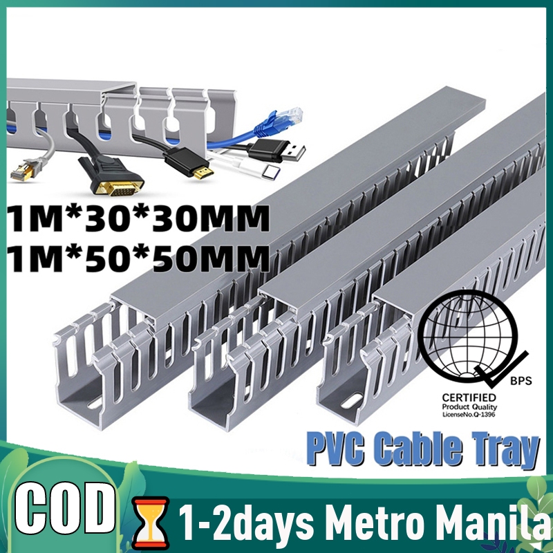Cable Management Raceway Kit Open Slot Wire Covers For Cords Under Desk ...