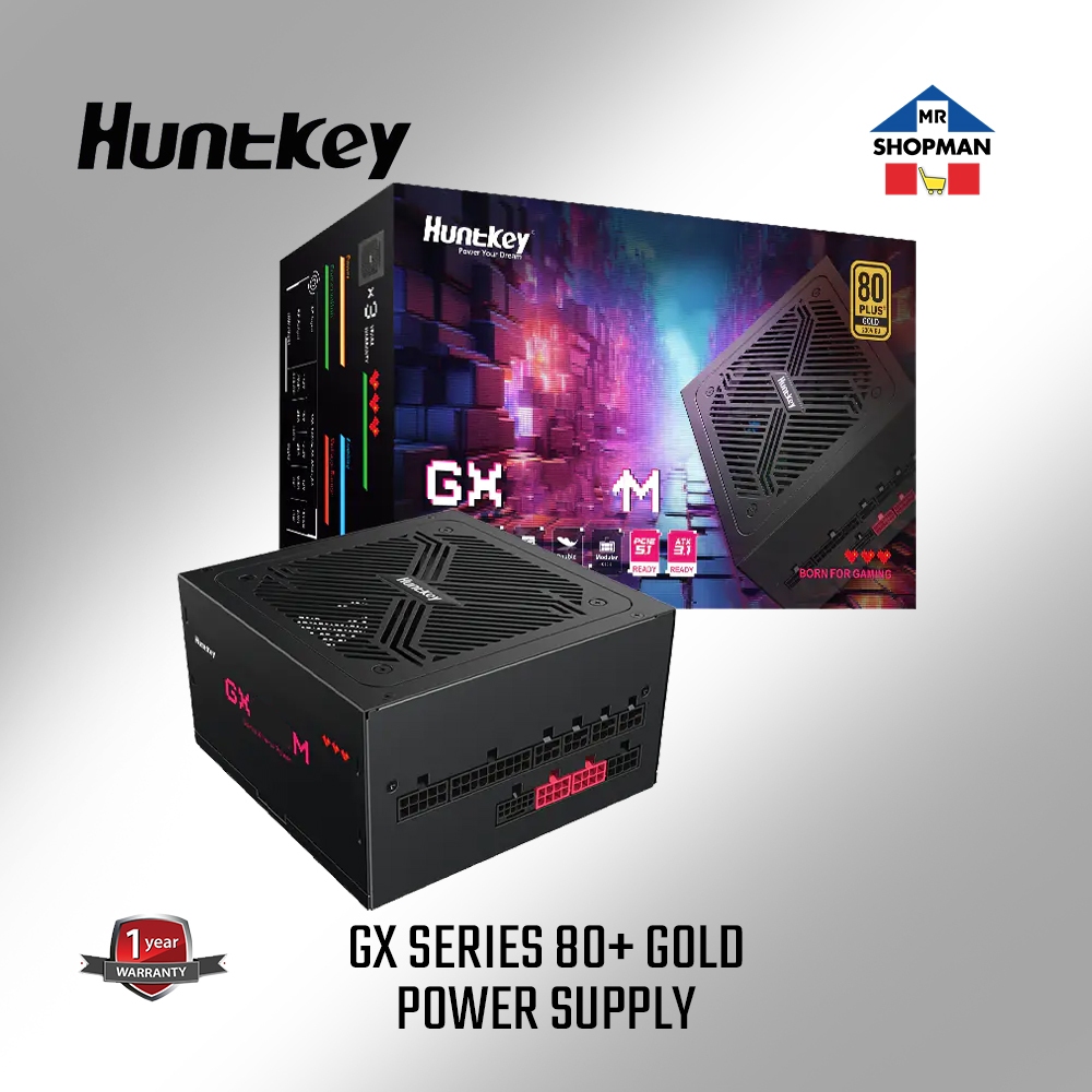 Huntkey GX Series GX650M /GX750M / GX850M 650w / 750w / 850w 80+ Gold ...