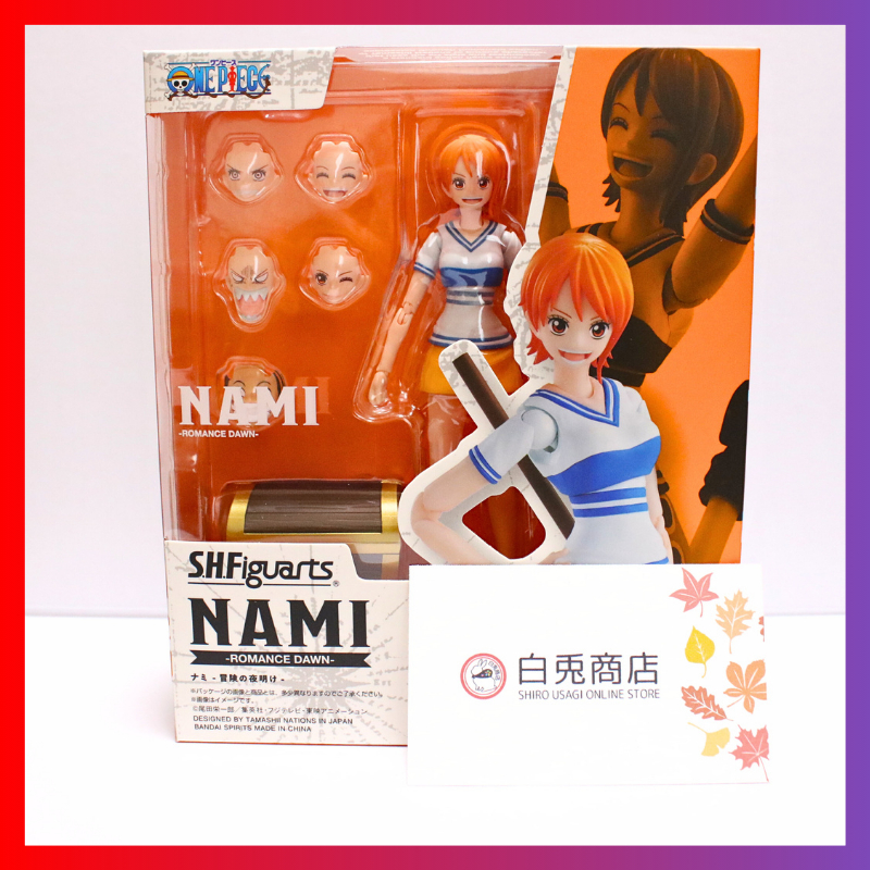 BANDAI, S.H.Figuarts, NAMI -ROMANCE DAWN-, One Piece, action figure ...