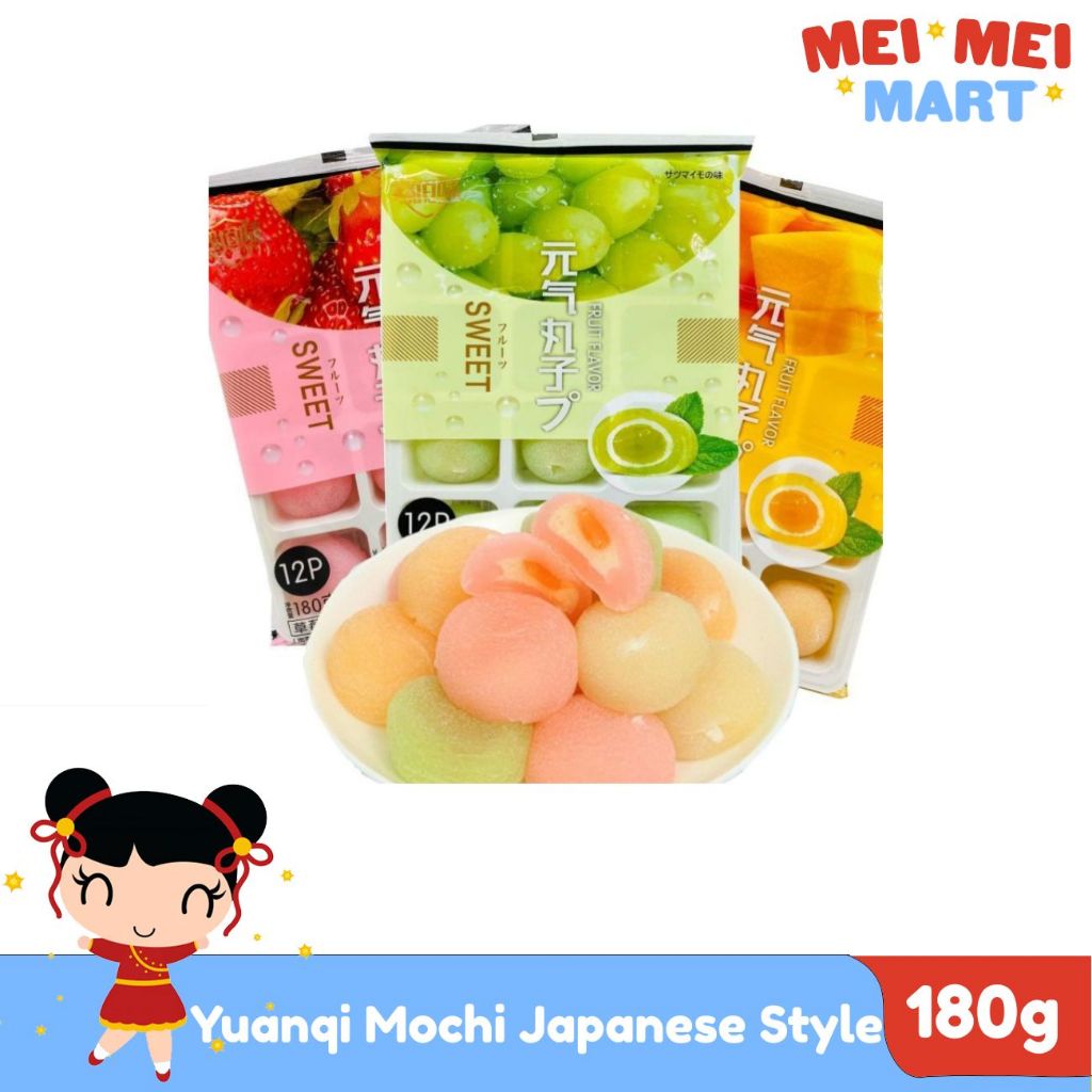 Yuanqi Mochi Japanese Style Mochi Matcha Yogurt Yakult Peach | Shopee ...