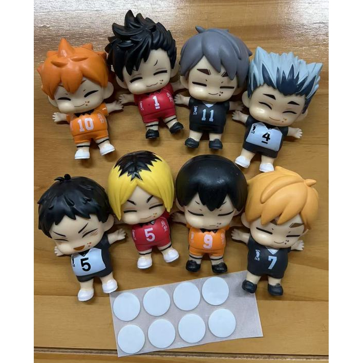 Anime Haikyuu Hinata Syouyou Set Of 8/6/4 pvc Figure Model Collection Q ...