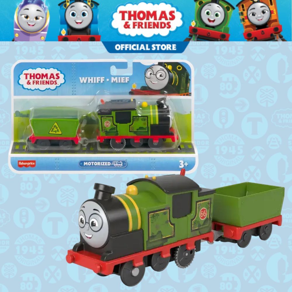 Thomas & Friends Whiff Motorized Favorite Engine Die-Cast Toy Train for ...
