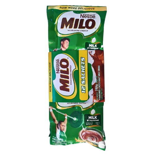 Milo Powdered Choco Malt Milk Drink 24g - Pack of 12 | Shopee Philippines