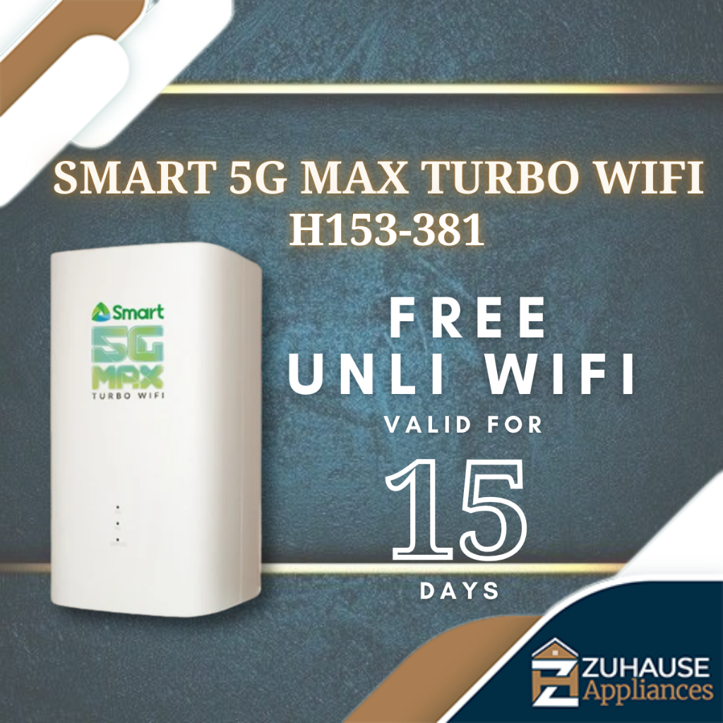 SMART 5G Max Turbo WiFi - H153 | Shopee Philippines
