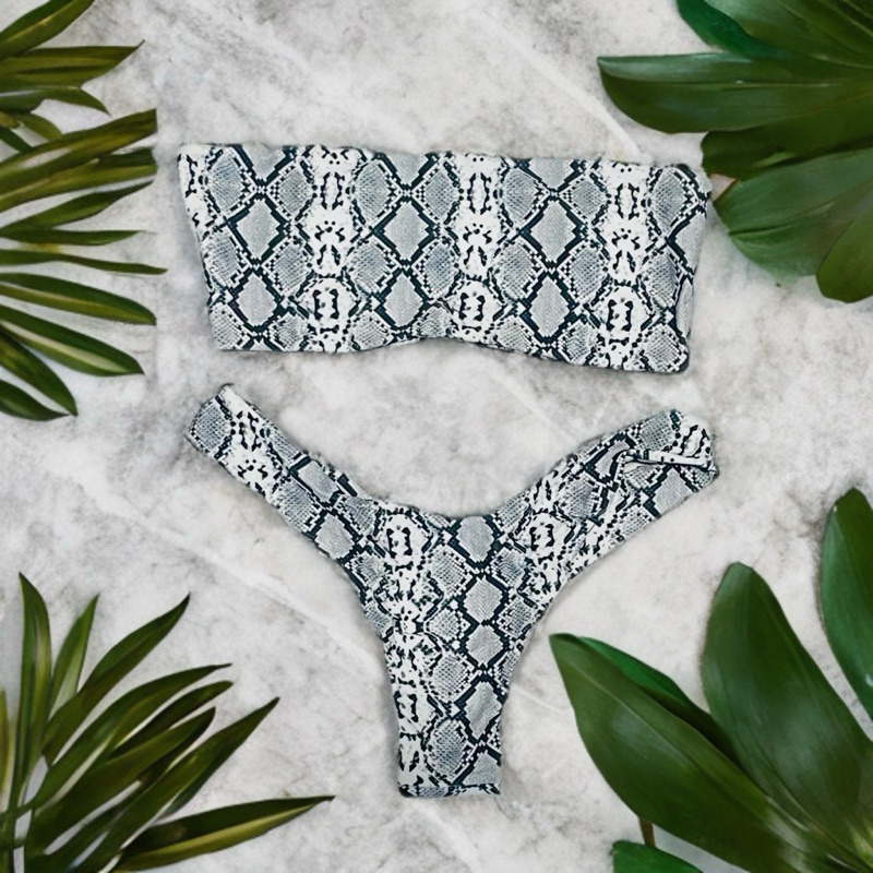 SNAKE DESIGN BIKINI FOR LADIES LARGE SIZE | Shopee Philippines