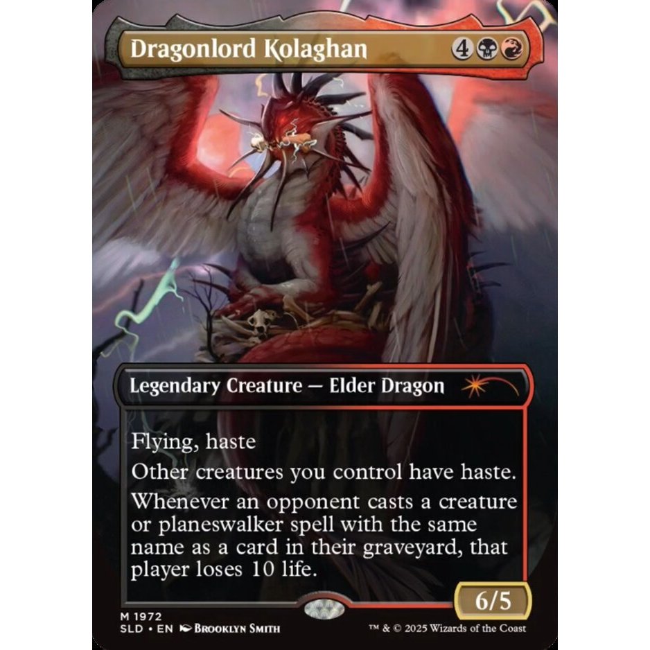 Dragonlord Kolaghan (1972) (Rainbow Foil) - Secret Lair Drop Series ...
