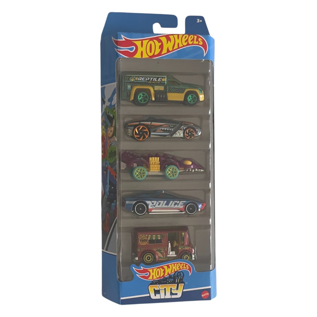 Hot Wheels City 5 Pack 1:64 Scale Toy Cars | Shopee Philippines