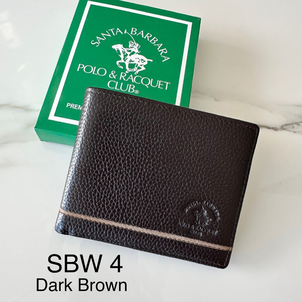SANTA BARBARA POLO & RACQUET CLUB SBW4 Men's Bifold Leather Wallets ...