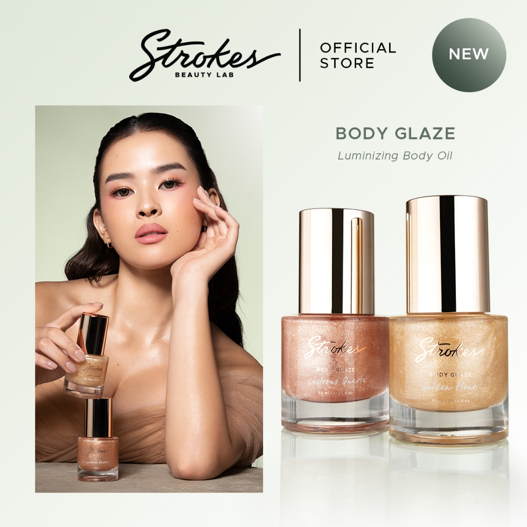Strokes Body Glaze [Luminizing Body Oil] | Shopee Philippines