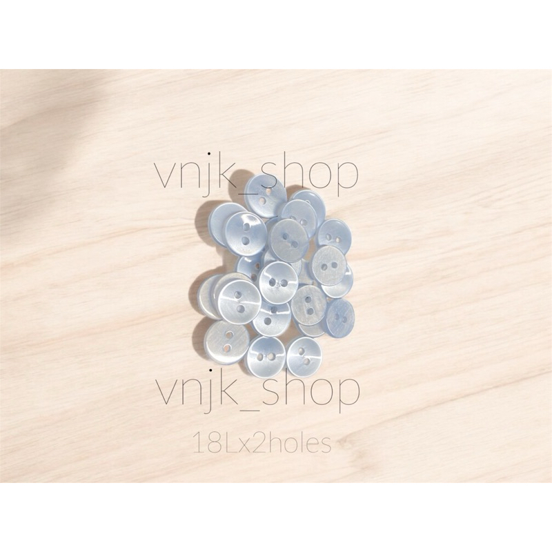 Polo Shirt Buttons size (18L-11mm),(20L-12mm)x 2holes and 4 holes (24 ...