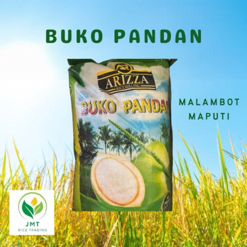 Buko pandan Fragrant rice Malambot 3kg | Shopee Philippines