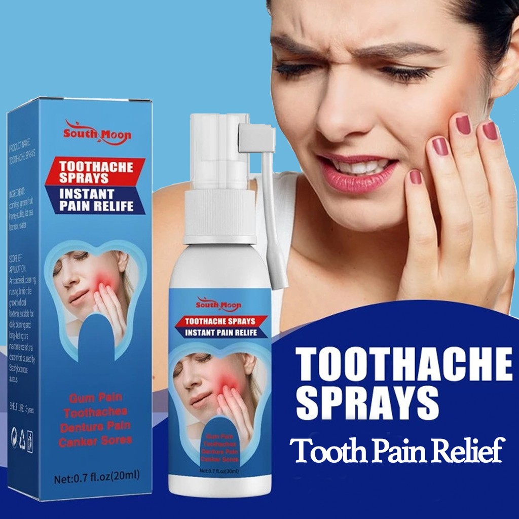 Instant Tooth Pain Relief Spray Treatment Teeth Pain Dental Oral Care ...