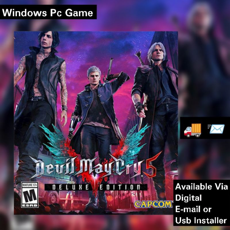 Devil May Cry 5 : Deluxe Edition ( + DLCs ) / Game Installer For Windows Pc Game | Shopee ...