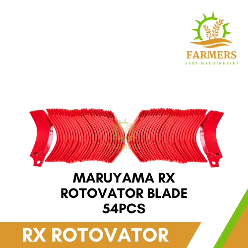 Maruyama Brand 1 Set/ 54pcs. RX/Yanmar Model Kubota Yanmar Tractor ROTOVATOR BLADE | Shopee ...