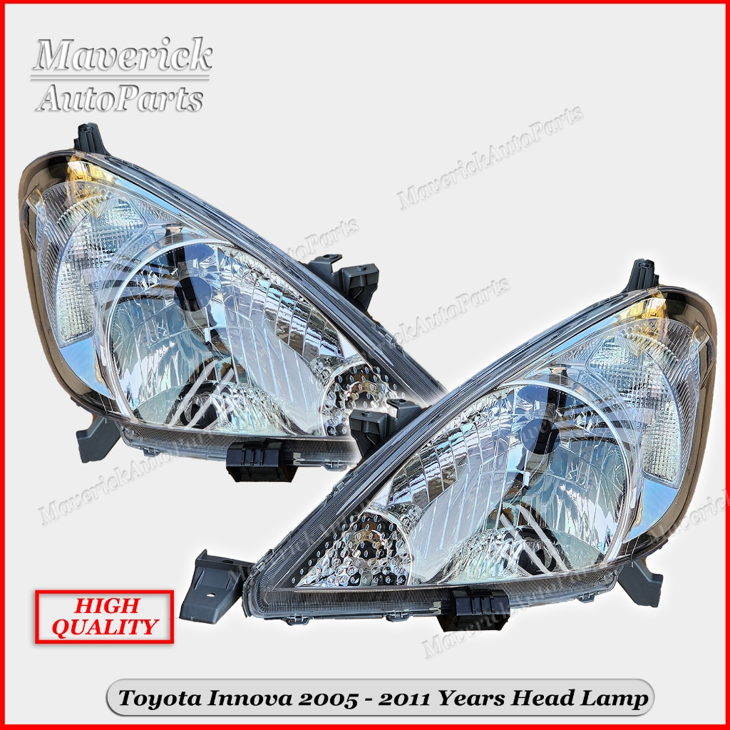 Toyota Innova Headlight 2005 2006 2007 2008 2009 2010 2011 Headlamp ...