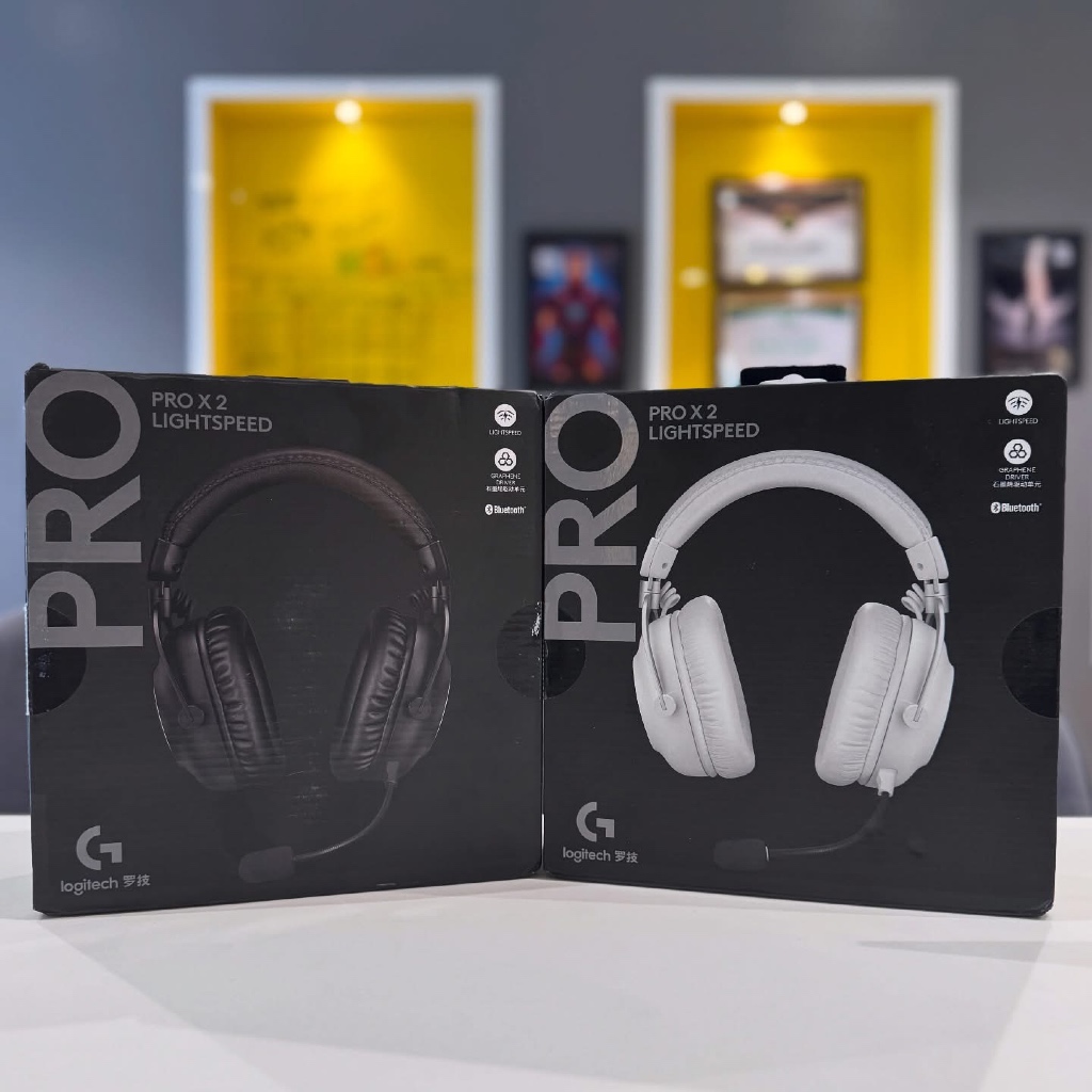 LOGITECH G PRO X 2 LIGHTSPEED WIRELESS GAMING HEADSET - BLACK AND WHITE | Shopee Philippines