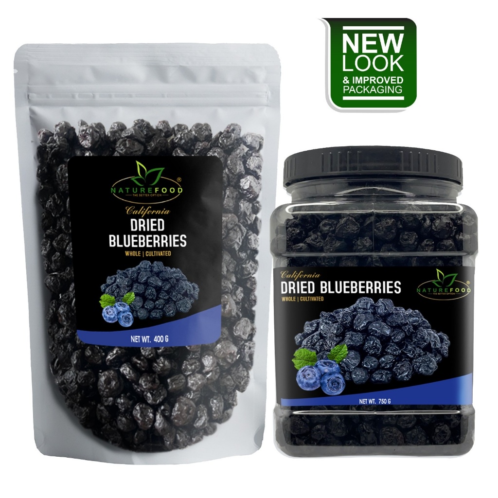 California Dried Blueberries (Naturally Sweet, Superfood Fruit Snack ...
