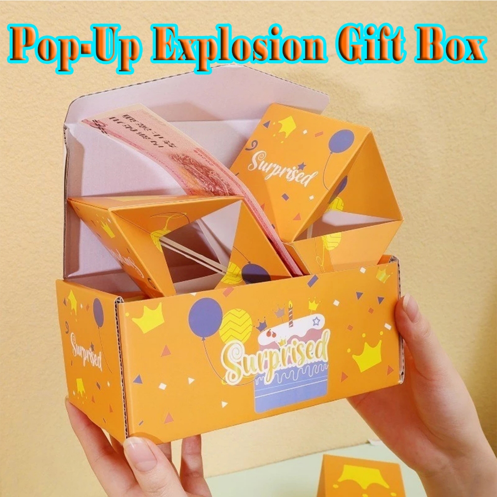 DIY Surprise Pop-Up Explosion Gift Box Set Exploding DIY Cash Boxes ...