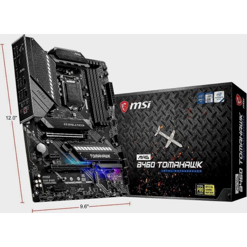 MSI MAG B460 TOMAHAWK LGA 1200 Intel B460 SATA 6Gb/s ATX Intel ...
