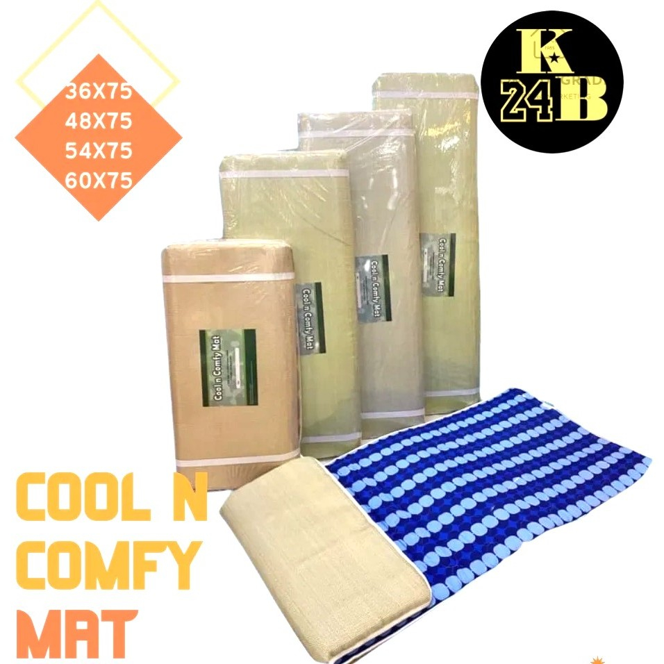 Cool and Comfy Mat with Banig / Portable Foam Mattress (Color Varies ...
