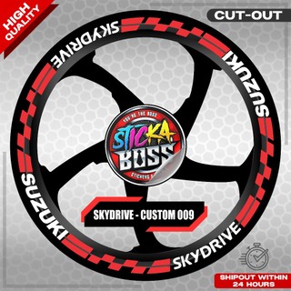 SKYDRIVE MAG STICKER SET ( 2 MAGS ) - CUSTOM 009 | VINYL WATERPROOF CUT ...