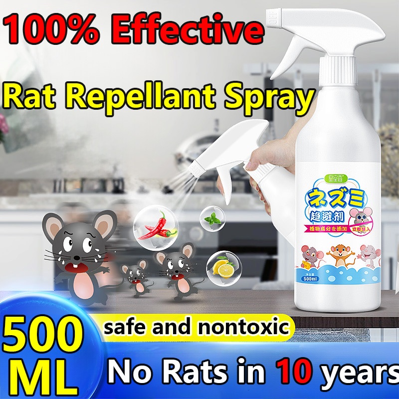 Rat Repellent For Home 500Ml Rat Repellent Spray Rat Spray Killer Spray ...