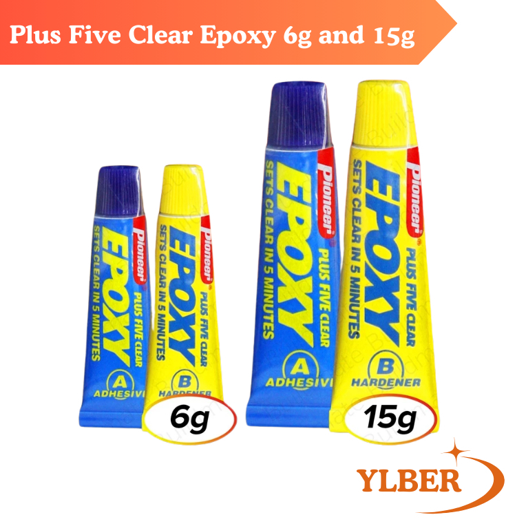 Pioneer Plus Five Clear Epoxy 6g , 15g | Shopee Philippines