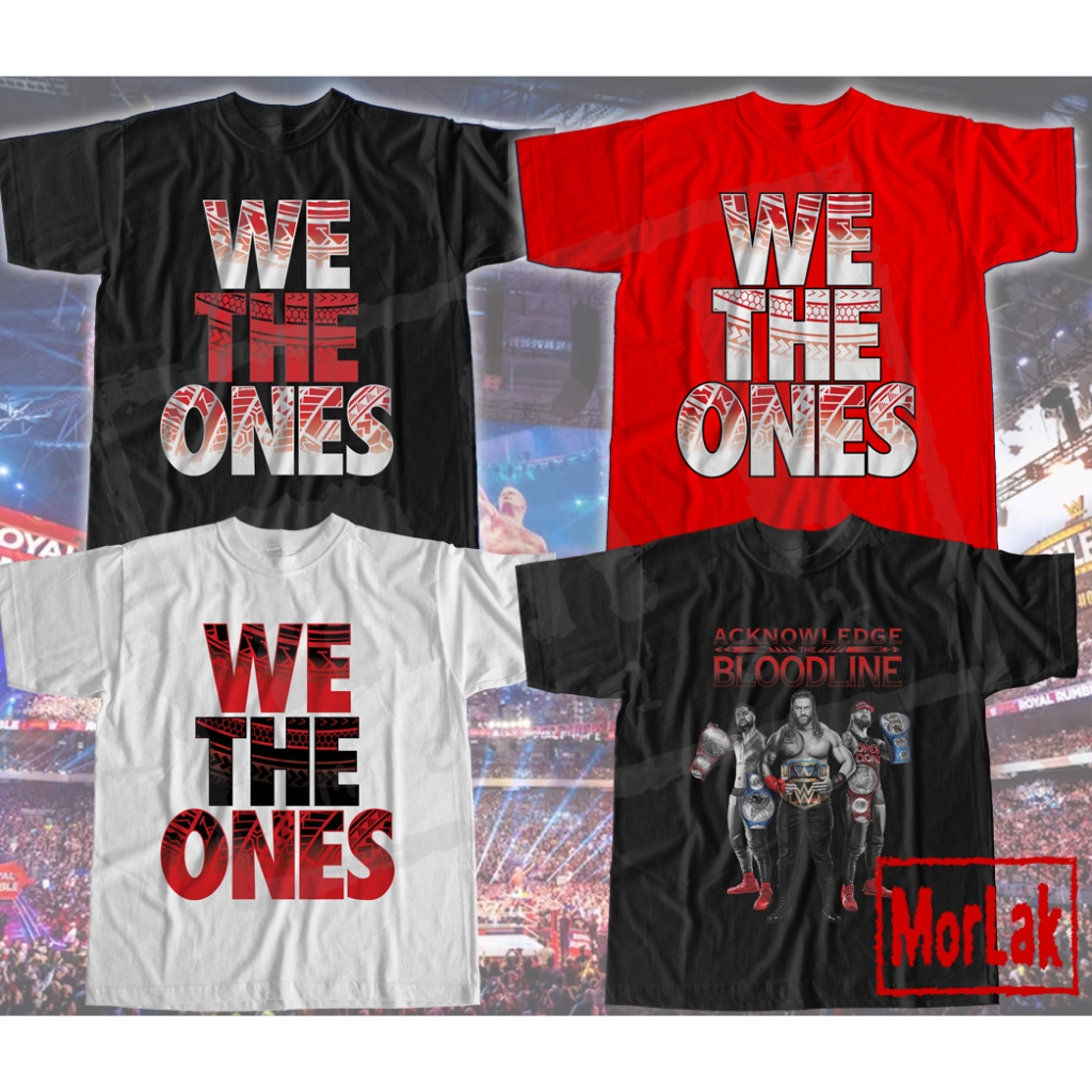 WWE Team The Bloodline Collection" Big Graphic Unisex Shirt | Shopee ...