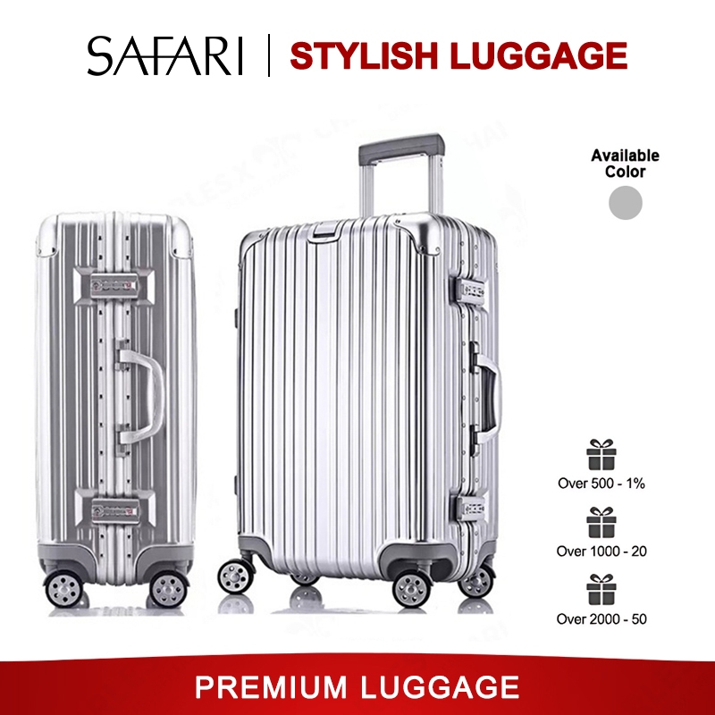 SAFARI 20/26/29 Inch Aluminum frame large capacity luggage compartment ...