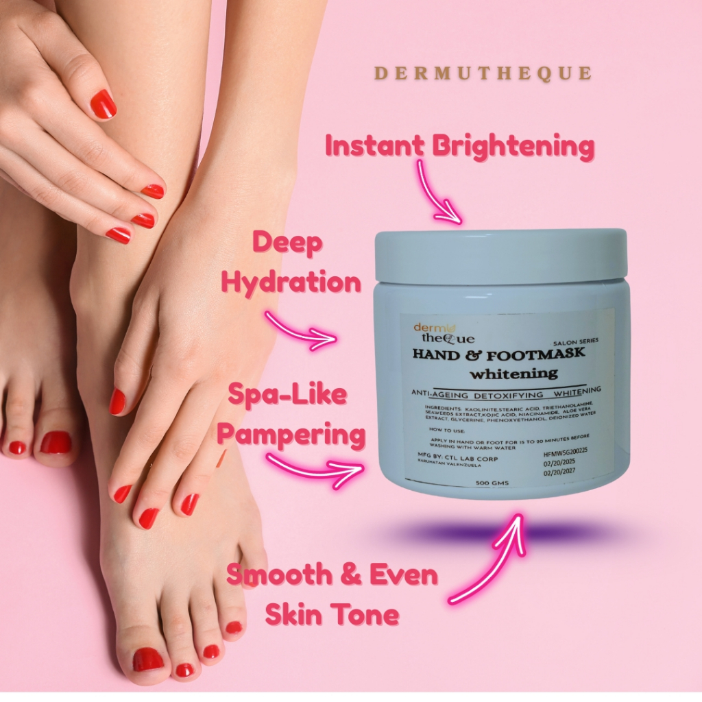Hand and Foot mask Whitening handmask footmask 500grams | Shopee ...