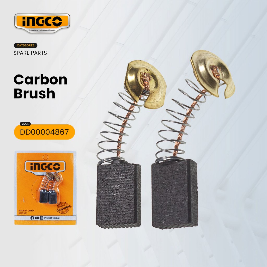 Ingco Laminate Trimmer Carbon Brush Set Replacement Electric Motor ...