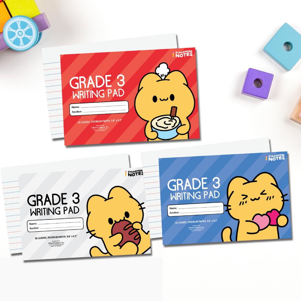 Stradmore Grade 3 Writing Pad Paper- Premium Quality Paper | Shopee ...