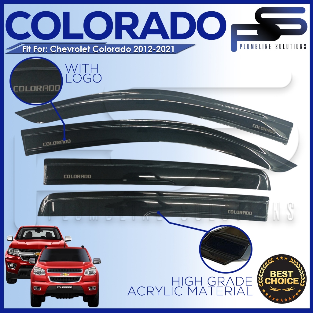 Rain Visor Chevrolet Colorado 2017 - 2021 Injection Type Window ...