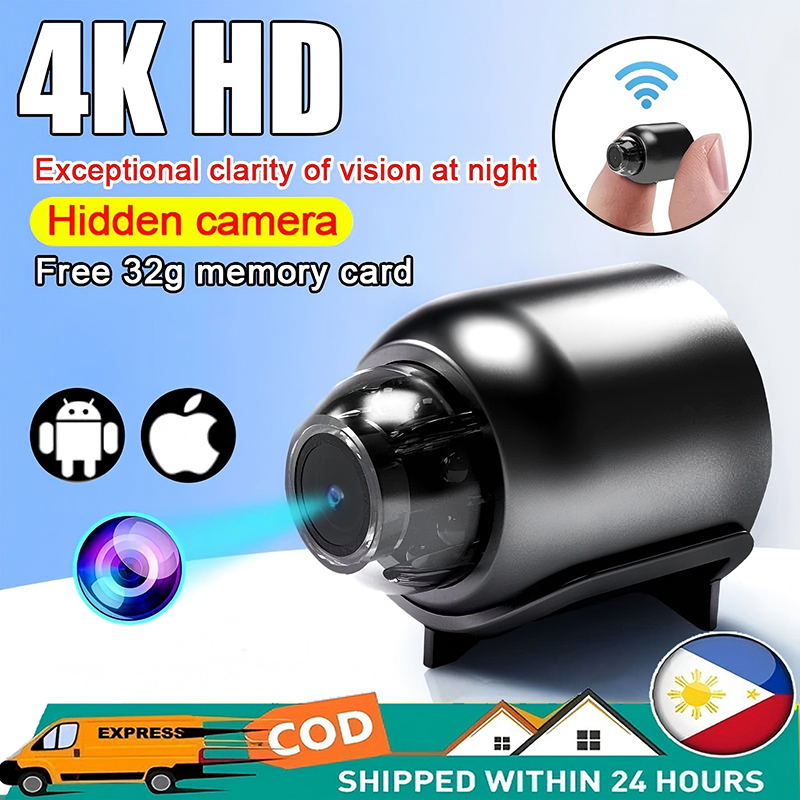 X5 Camera Hidden Super Mini CCTV Wireless 180 Degree Wide Angle WIFI IP ...